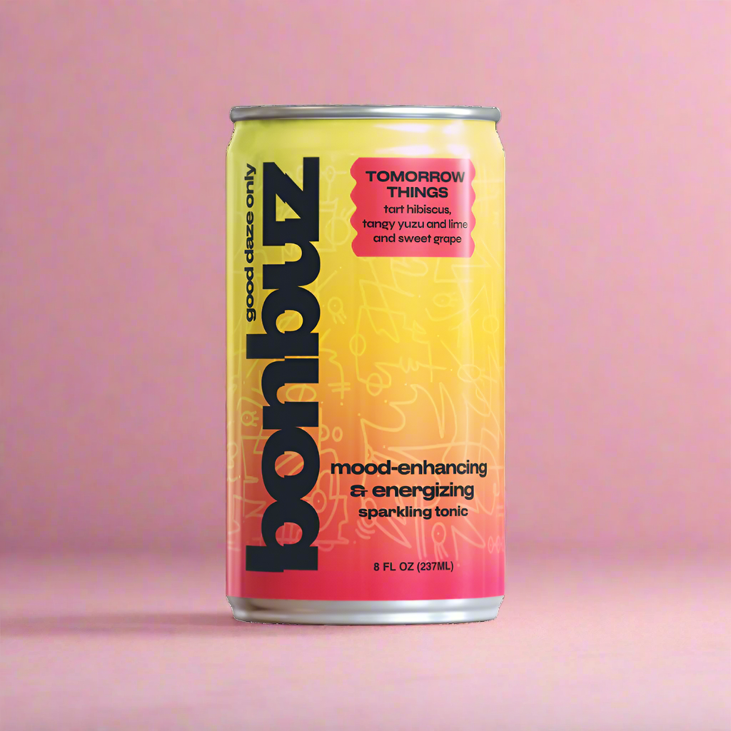 Bonbuz 'Tomorrow Things Fizz' Adaptogenic Sparkling Tonic [8oz. can ...