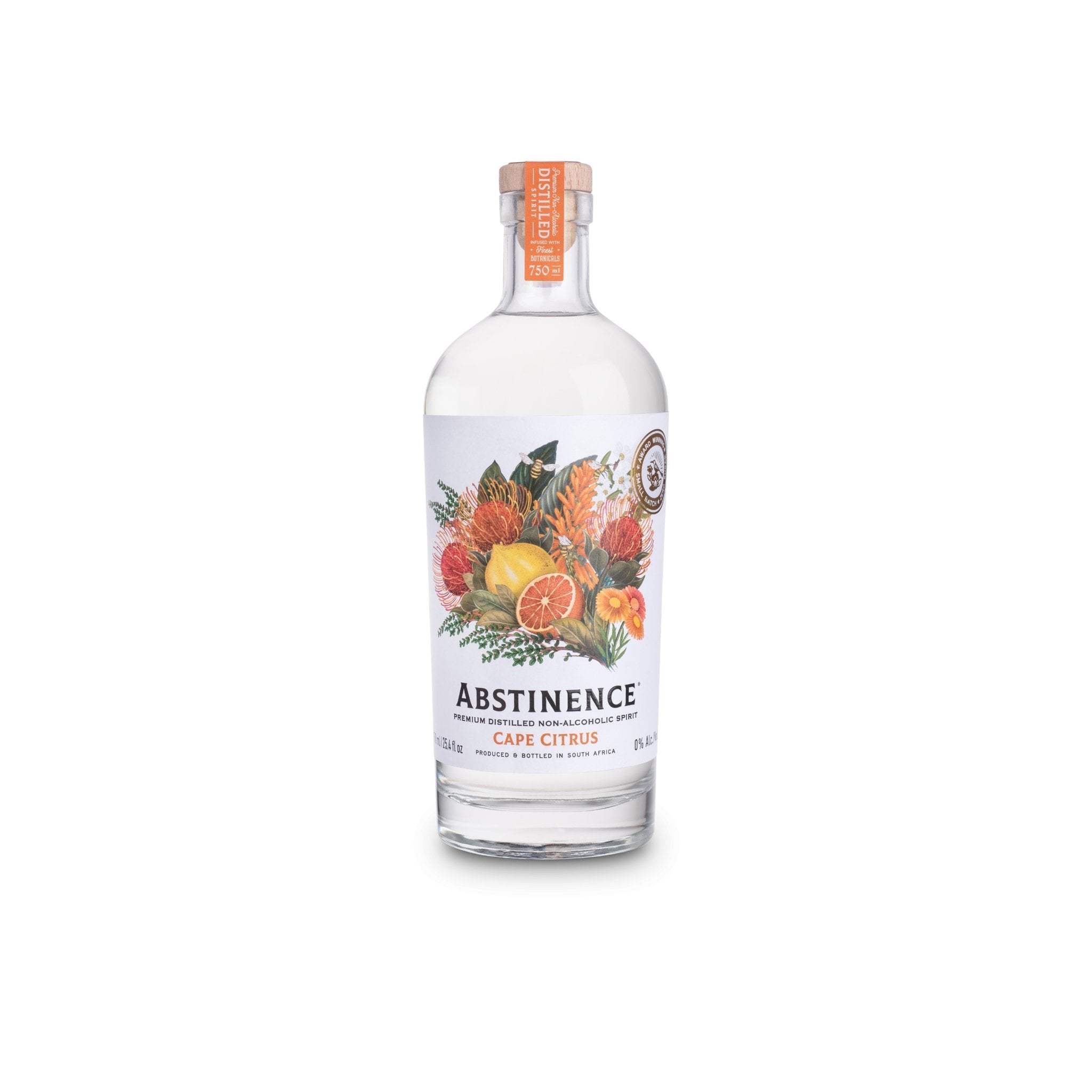 Abstinence Spirits 'Cape Citrus' Non-Alcoholic Spirit, South Africa ...